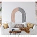 Half ARCH Line ARCH Decal ARCH Wall Decals Left or Right Arch Geometric ...