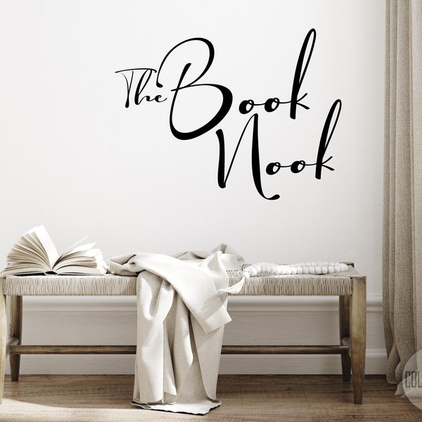 Book Wall Decal - Etsy