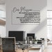 Custom Mission Statement Wall Decal - Our Mission Personalized Office ...