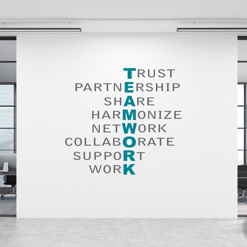 Teamwork Wall Art - Etsy