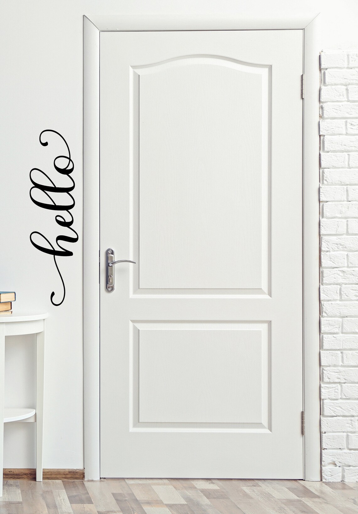 Hello Front Door Decal - Farmhouse Style Vinyl Sticker - Etsy