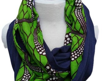 Blue Infinity Scarf - Etsy