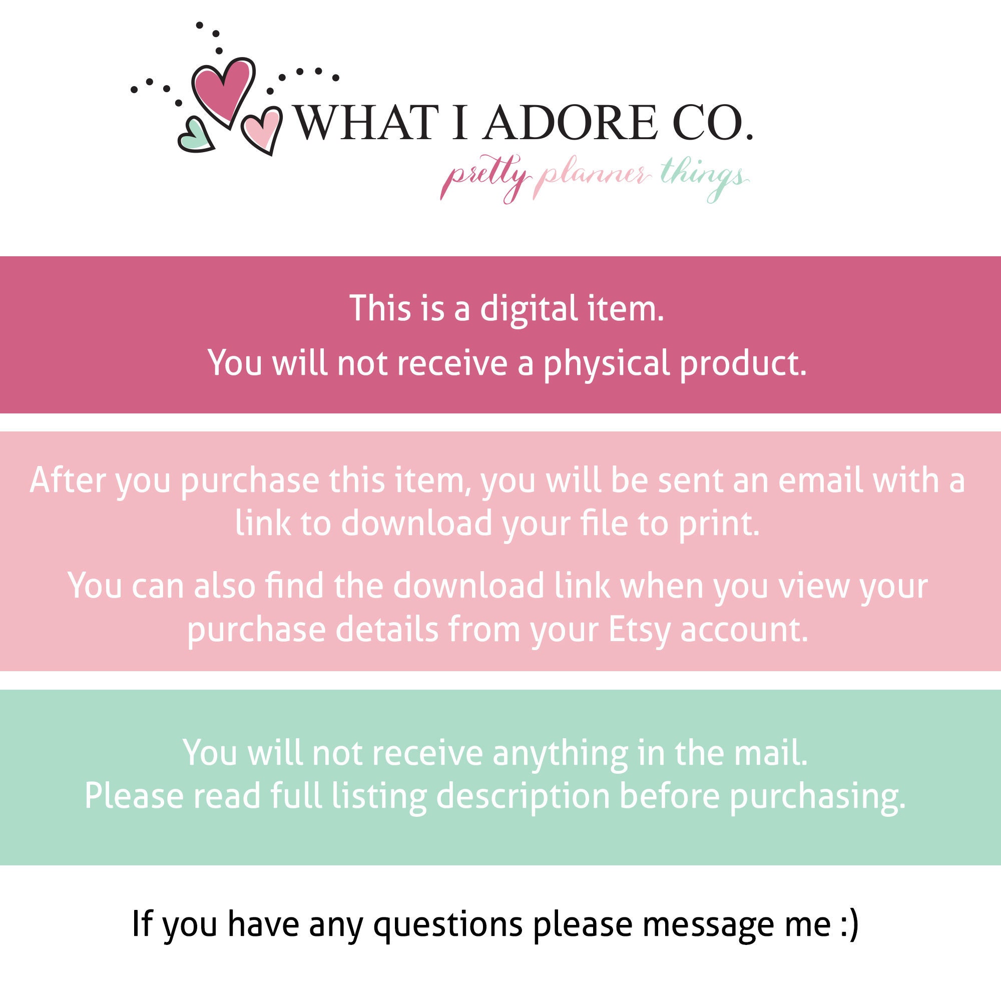 Classic Happy Planner Dividers Printable Monthly Watercolour Tabbed ...