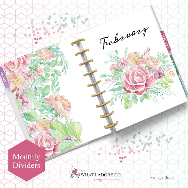 Happy Planner Dividers - Etsy
