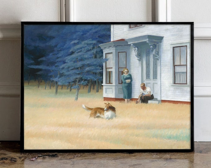 Cape Cod Abend von Edward Hopper Wandkunst,Edward Hopper Cape Cod Druck ...