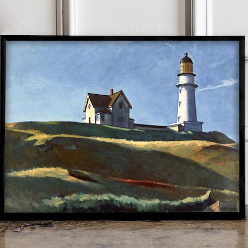 Edward Hopper Lighthouse Hill 1927 Poster Edward Hopper - Etsy