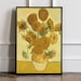 Vincent Van Gogh Sunflowers Print, Van Gogh Exhibition Poster ...
