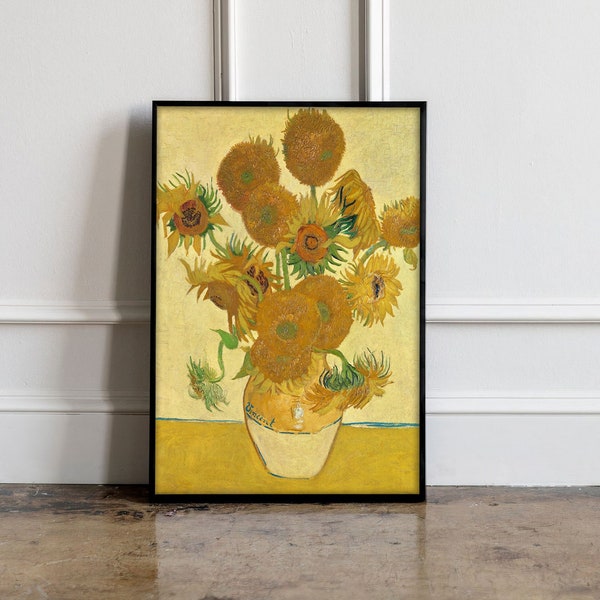 Van Gogh Sunflowers - Etsy