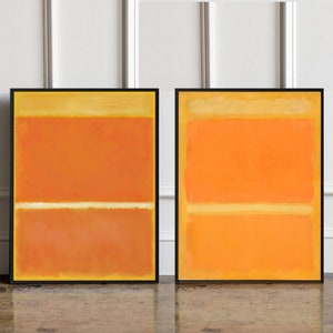 Set of 2 Mark Rothko Exhibition Poster Mark Rothko Exhibition - Etsy