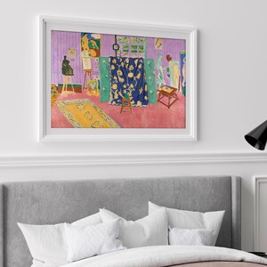 Henri Matisse Pink Studio 1911 Poster, Henri Matisse Poster, Exhibition ...