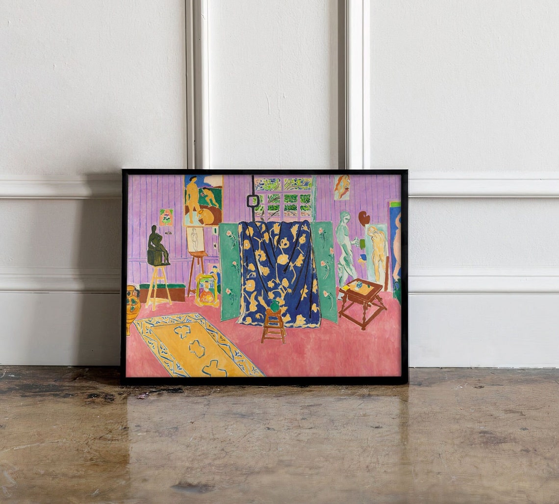 Henri Matisse Pink Studio 1911 Poster Henri Matisse Poster - Etsy UK