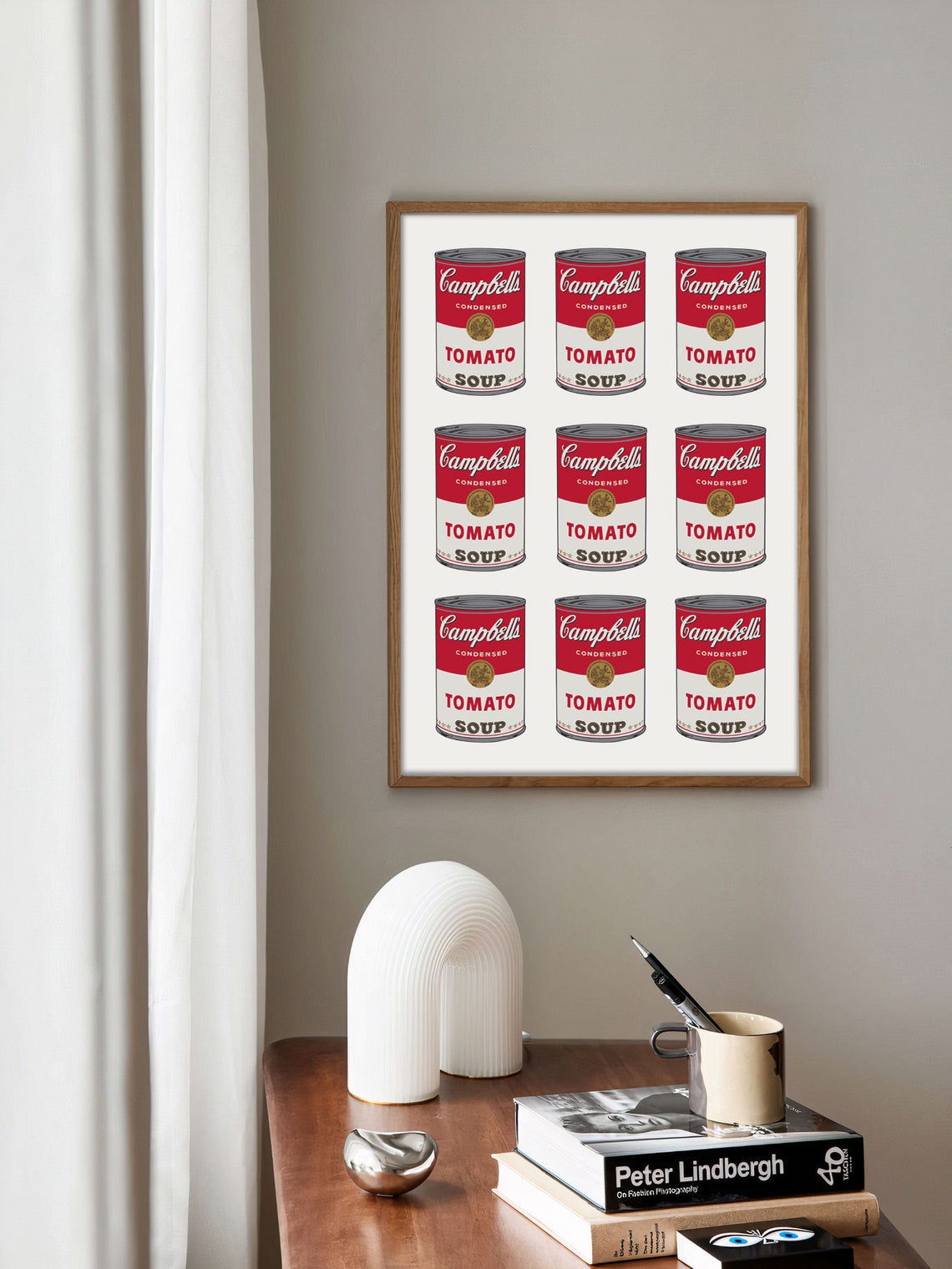 Andy Warhol Tomato Soup Pop Art Poster Andy Warhol Tomato | Etsy