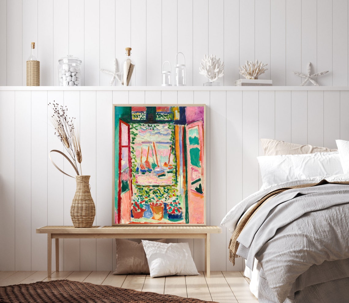 Henri Matisse Poster Open Window Poster Matisse Wall Art | Etsy
