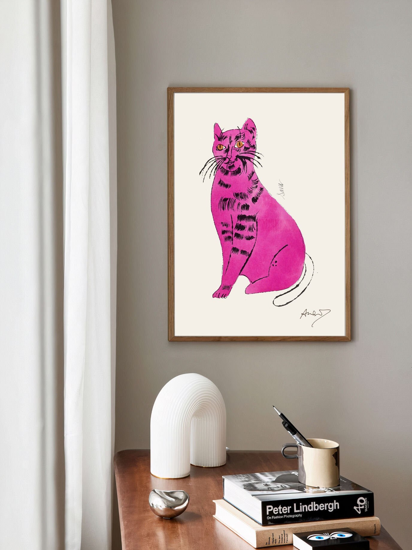 Andy Warhol Pink Cat Pop Art Poster Andy Warhol Pink Cat - Etsy