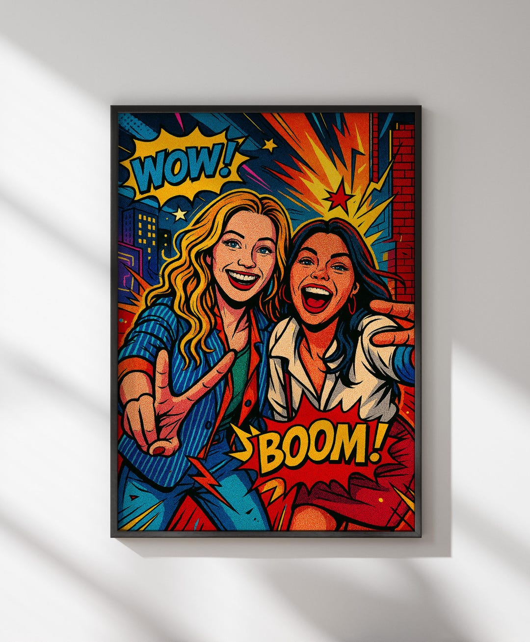 Personalized Comic Book Portrait From Photo, Custom Pop Art Poster ...