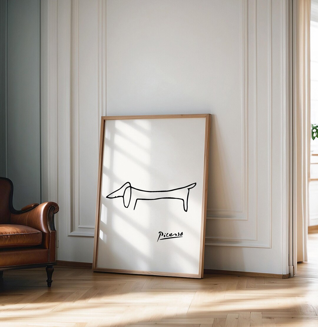 Pablo Picasso - Dog Poster, Picasso Exhibition Poster, Picasso ...