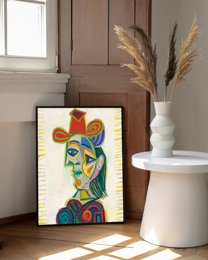 Picasso Female Print Pablo Picasso Exhibition Poster - Etsy
