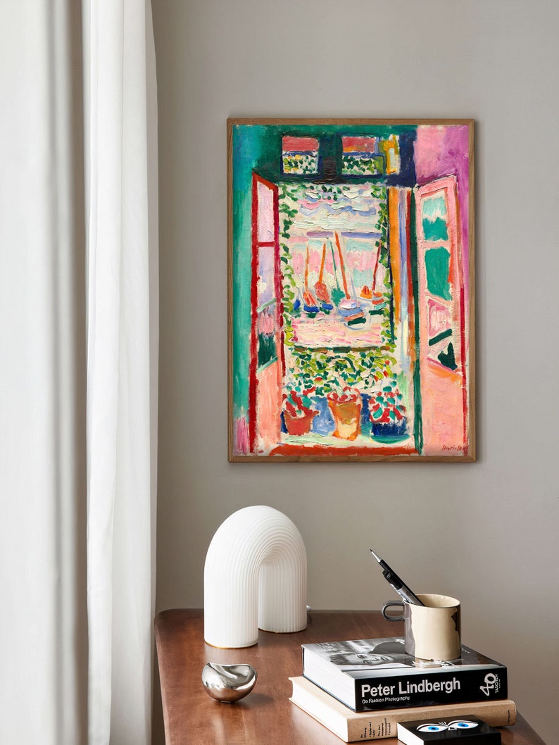 Henri Matisse Poster Open Window Poster Matisse Wall Art - Etsy