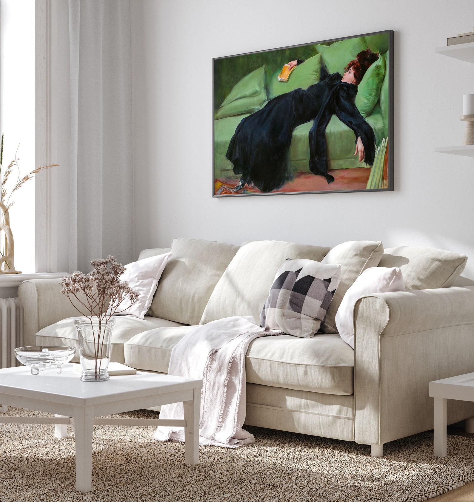 Decadent Young Woman After the Dance by Roman Casas, Retro Aesthetic ...