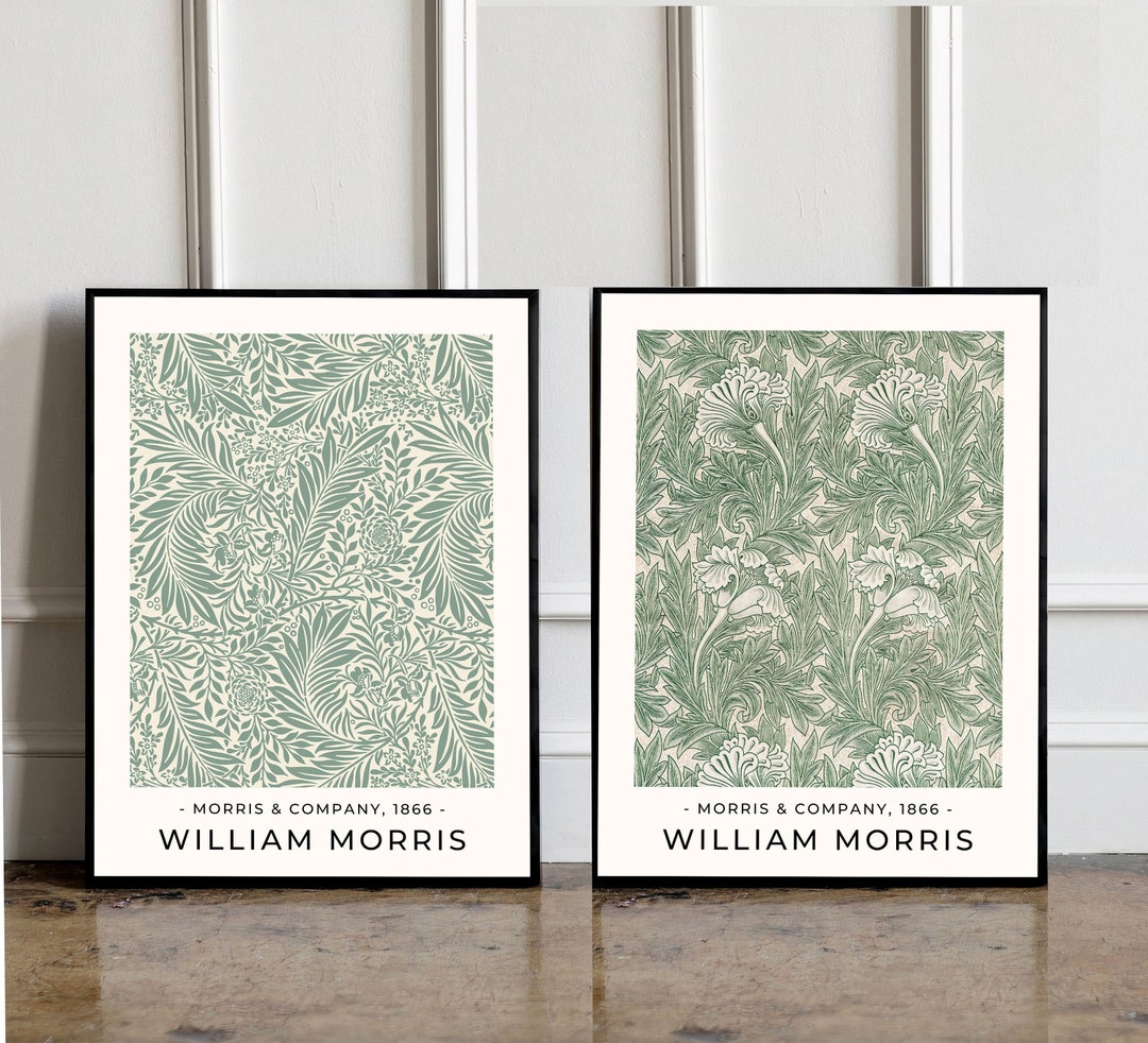 SET OF 2 William Morris Posters, William Morris Print, William Morris ...
