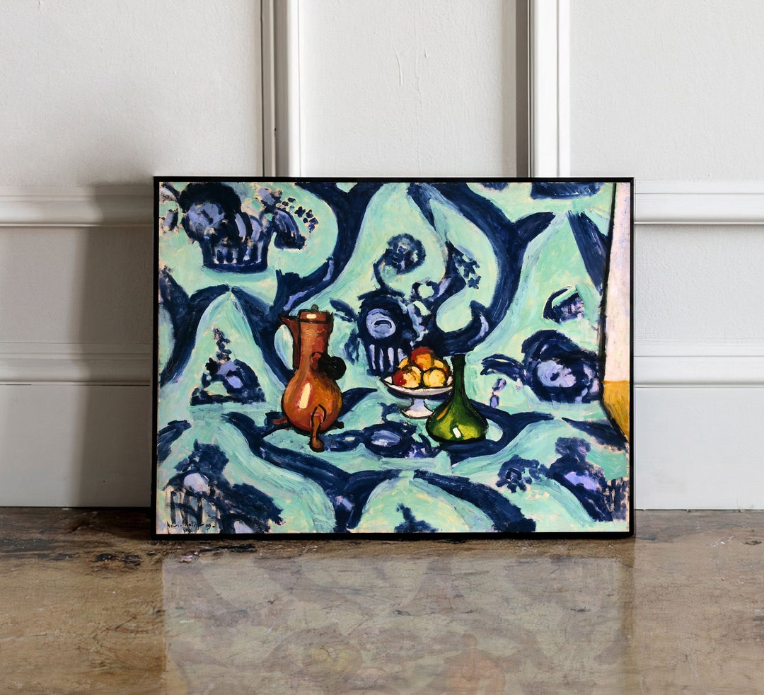 Henri Matisse Still Life With Blue Tablecloth Poster Print, Henri ...
