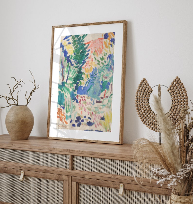 Henri Matisse Landscape at Collioure Poster, Henri Matisse Wall Art ...