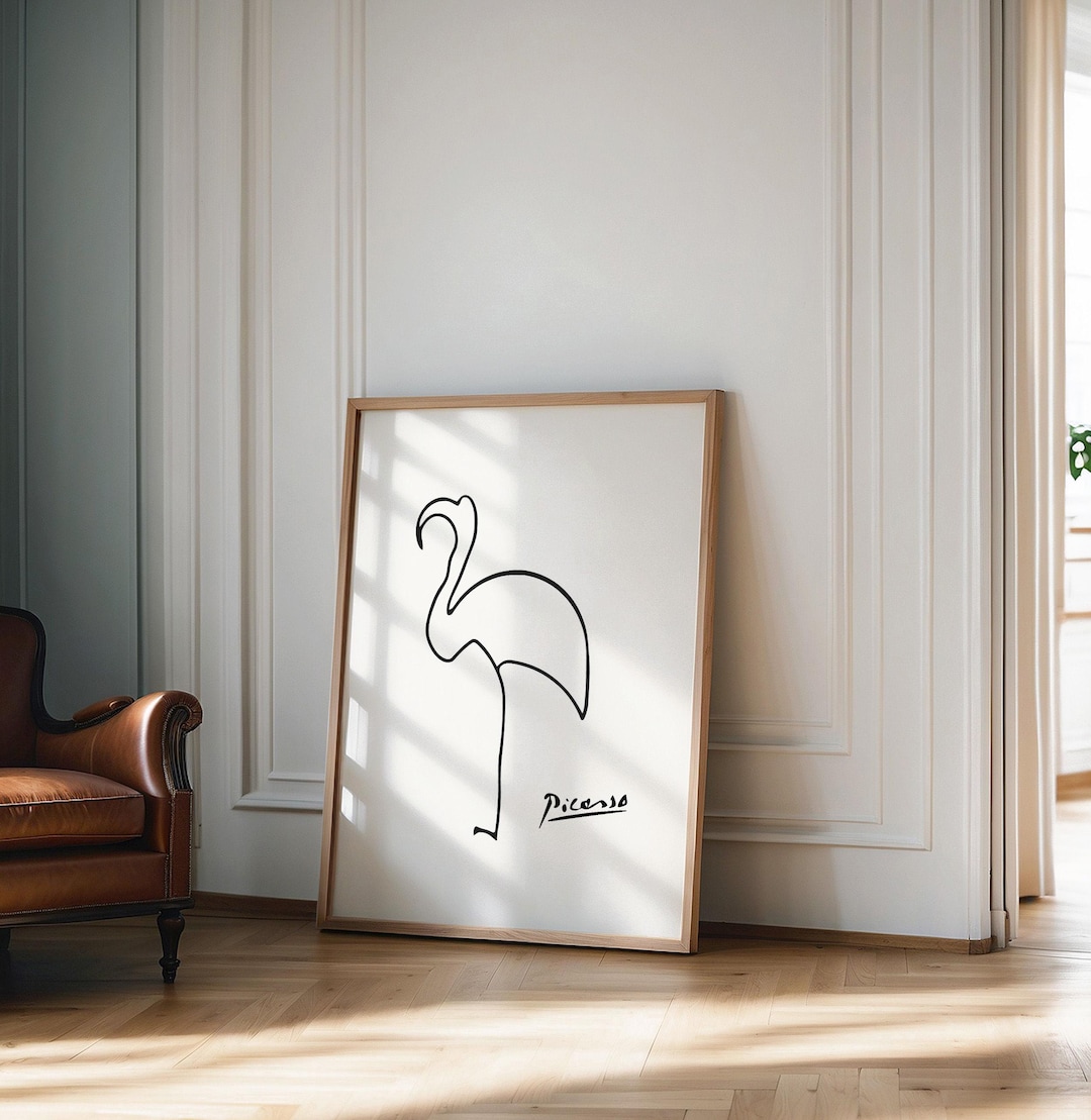 Pablo Picasso - Flamingo Poster, Picasso Exhibition Poster, Picasso ...
