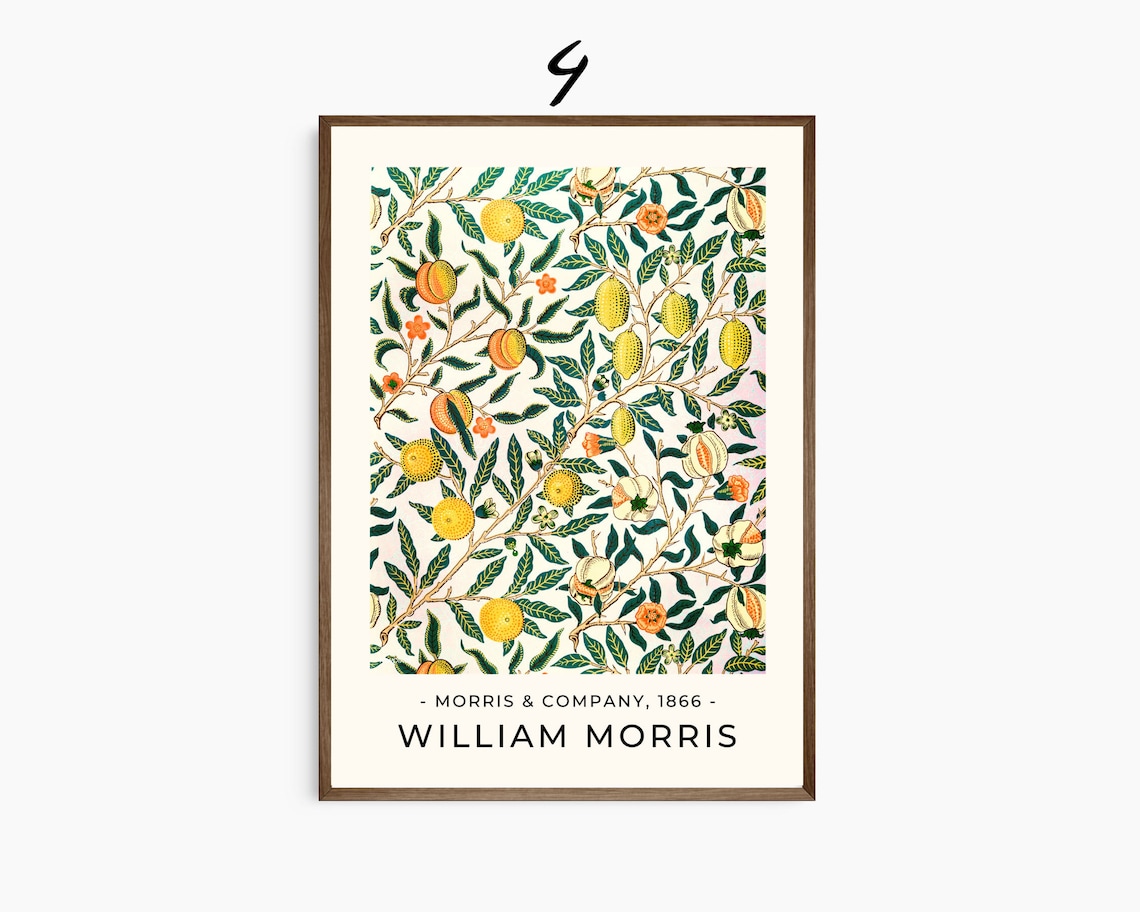 William Morris Poster Sets William Morris Exhibition Print - Etsy