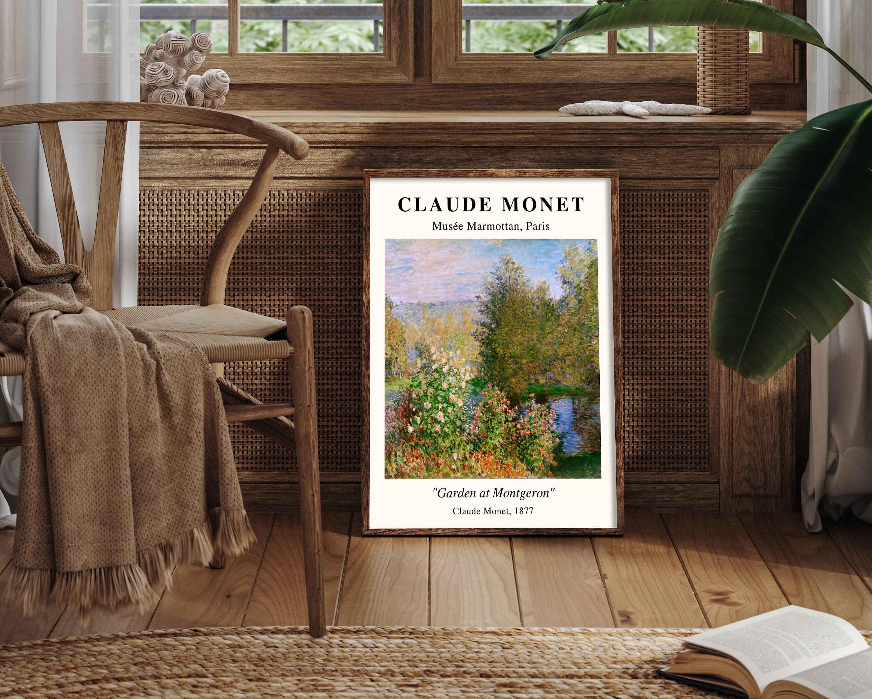 Claude Monet Exhibition Poster Claude Monet Exhibition Print - Etsy
