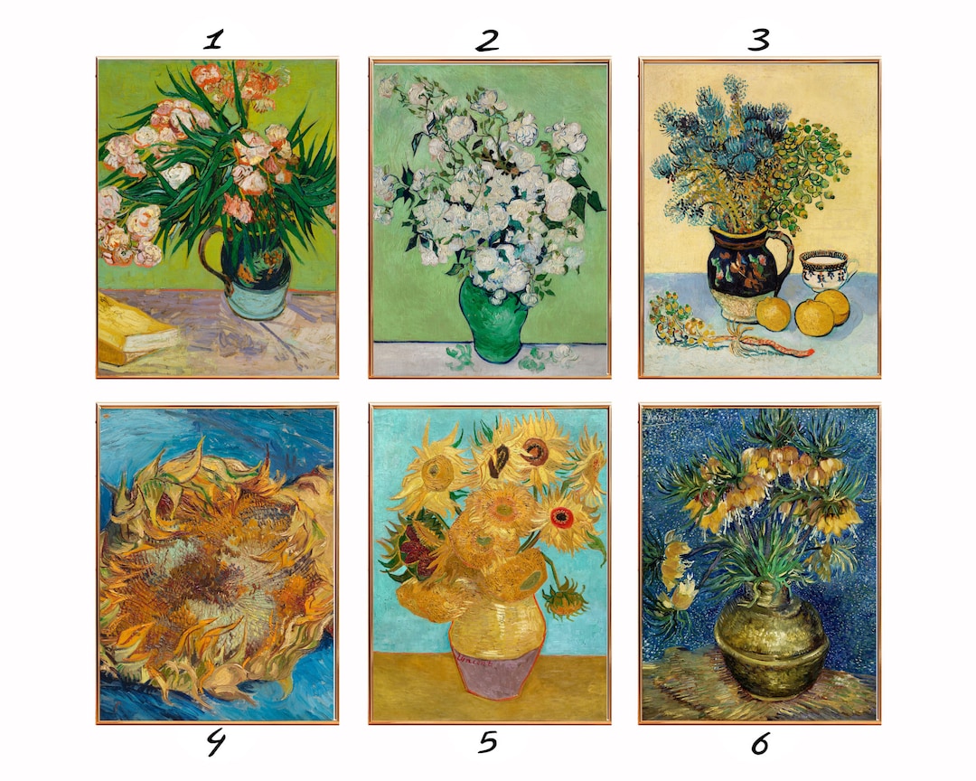 Vincent Van Gogh Poster Sets, Vincent Van Gogh Exhibition Print ...