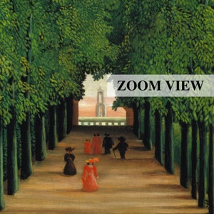 Henri Rousseau the Avenue in the Park, Henri Rousseau Print, Henri ...
