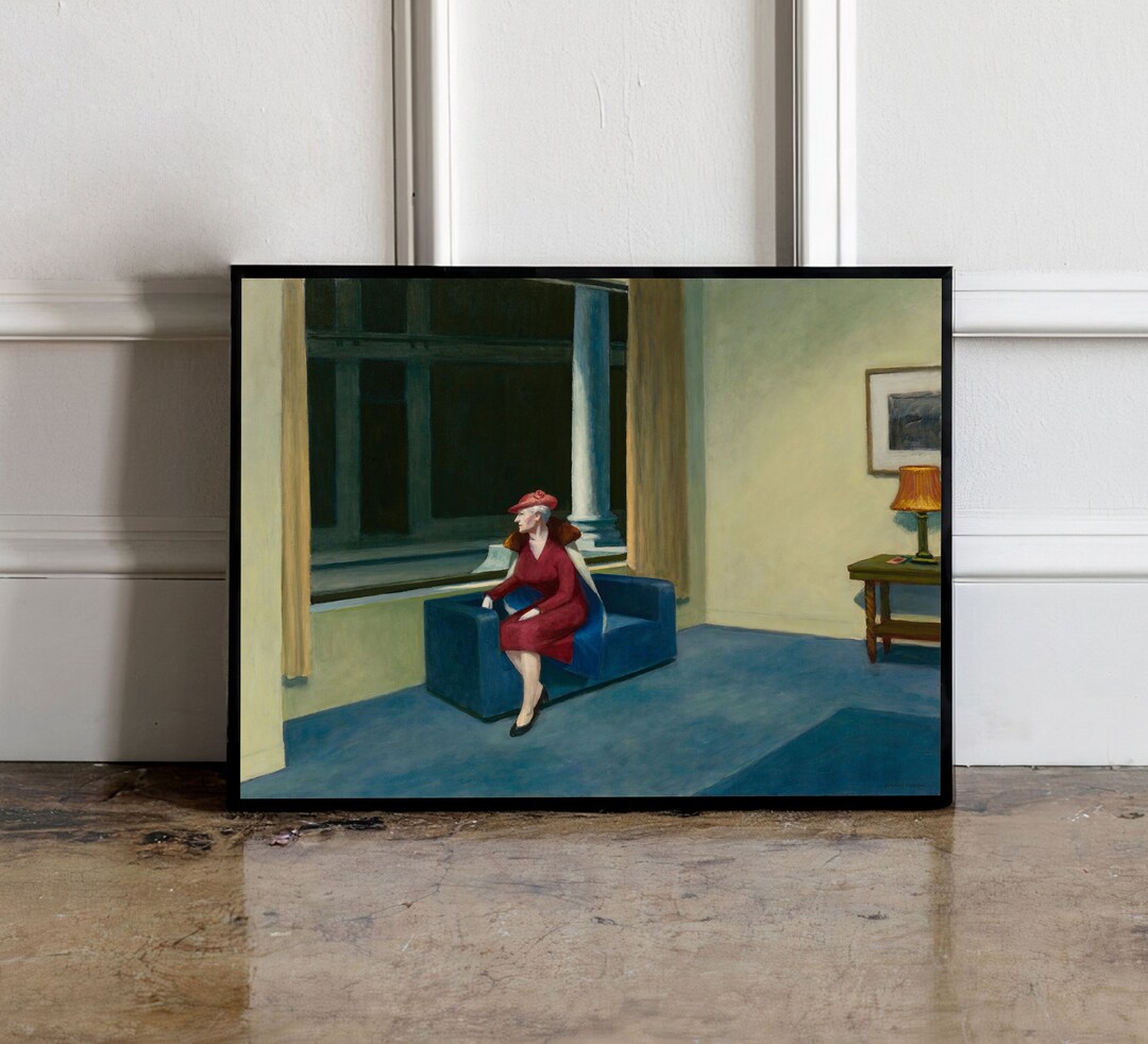 Edward Hopper Hotel Window Poster, Edward Hopper Exhibition Print ...