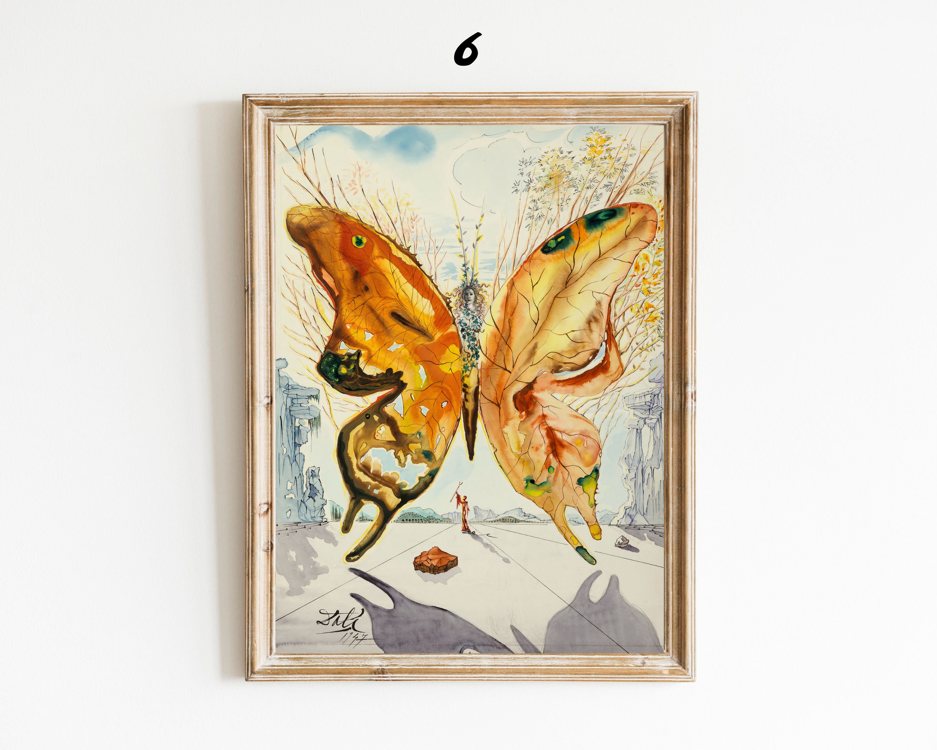 Salvador Dali Poster Set Salvador Dali Exhibition Print - Etsy UK