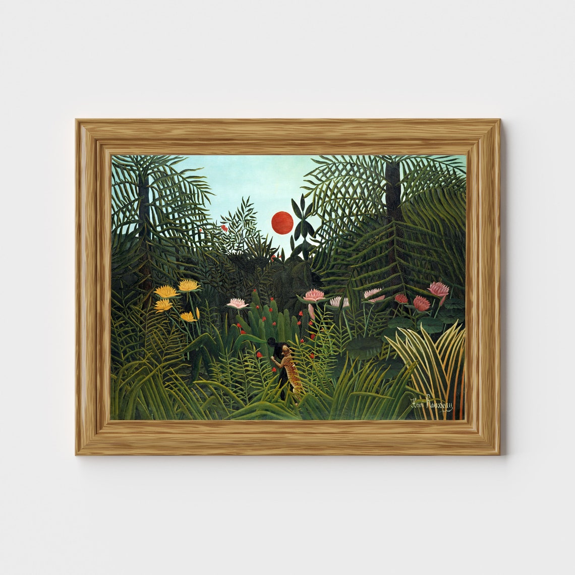 Henri Rousseau Print Henri Rousseau Poster Tropical - Etsy