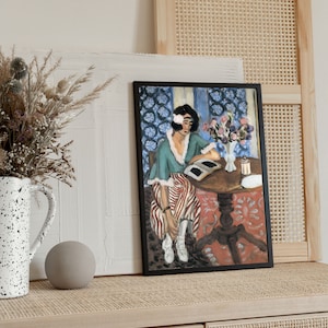 Henri Matisse Woman Reading 1894 Poster Henri Matisse Wall - Etsy