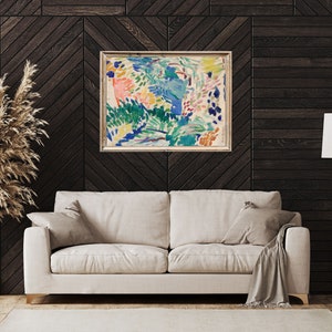 Henri Matisse Landscape at Collioure Poster, Henri Matisse Wall Art ...