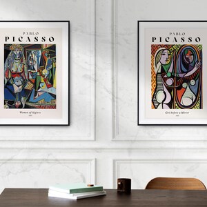 SET OF 2 Pablo Picasso Exhibition Posters, Pablo Picasso Exhibition ...