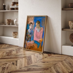 Pablo Picasso Acrobat and Young Harlequin Print, Pablo Picasso ...
