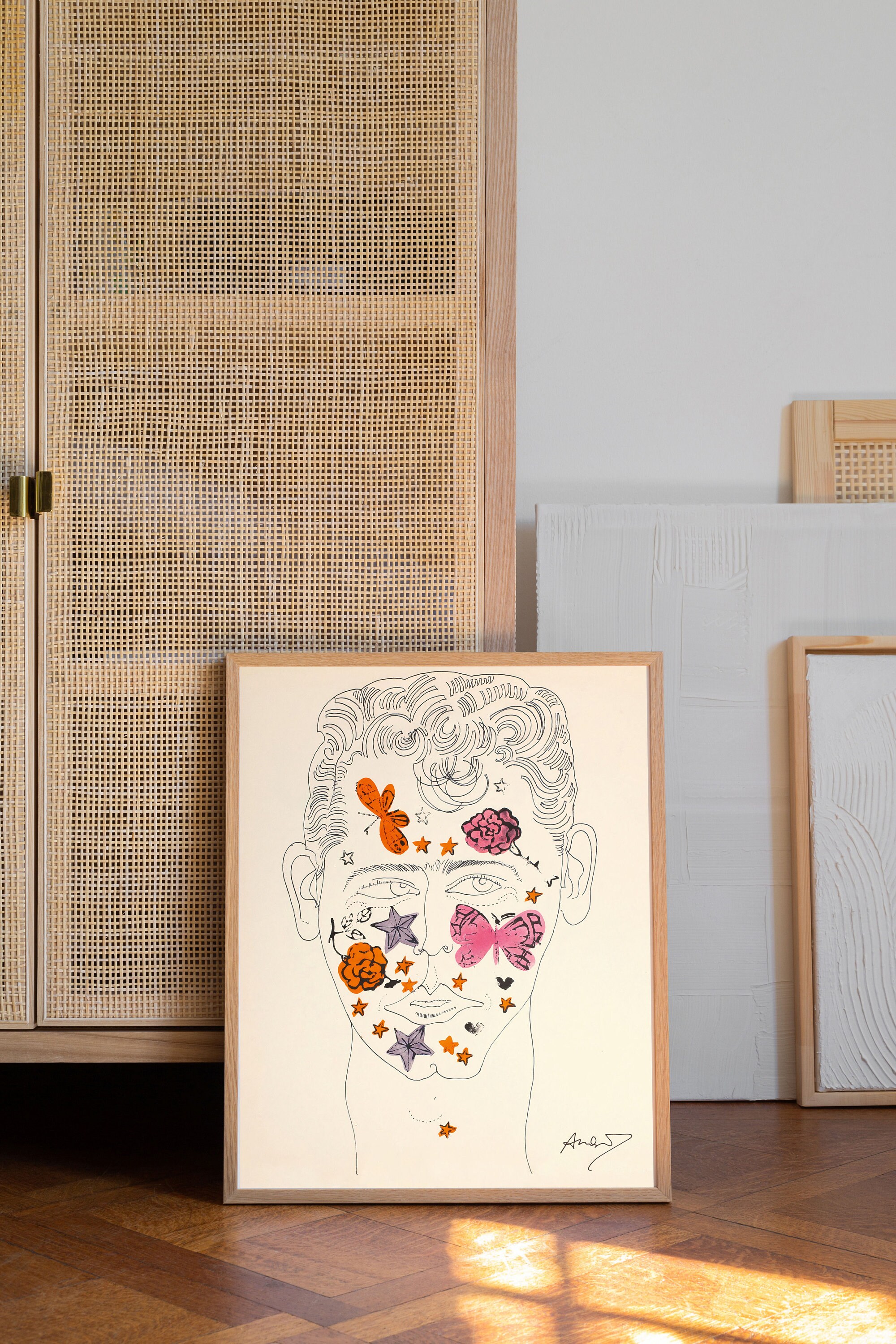 Rare Andy Warhol Drawing Poster Andy Warhol Line Art Print - Etsy