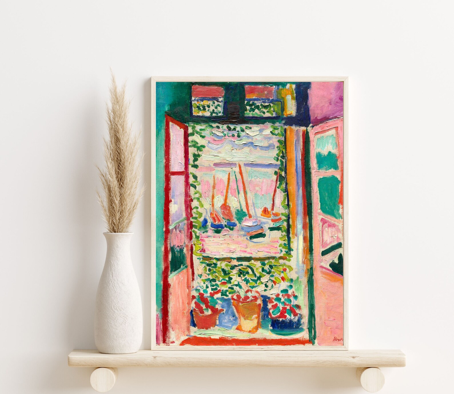 Henri Matisse Poster Open Window Poster Matisse Wall Art | Etsy