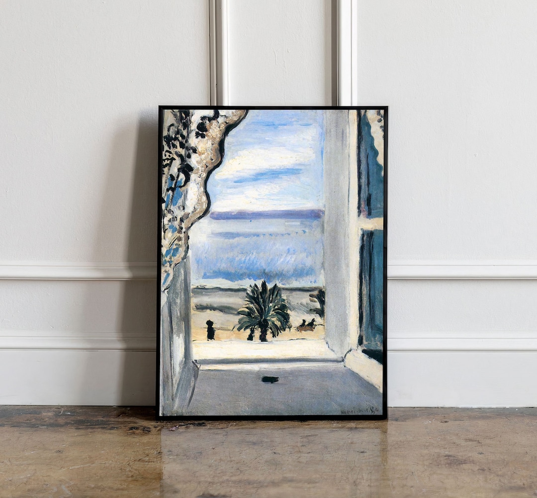 Henri Matisse the Open Window Poster, Henri Matisse Wall Art, Henri ...