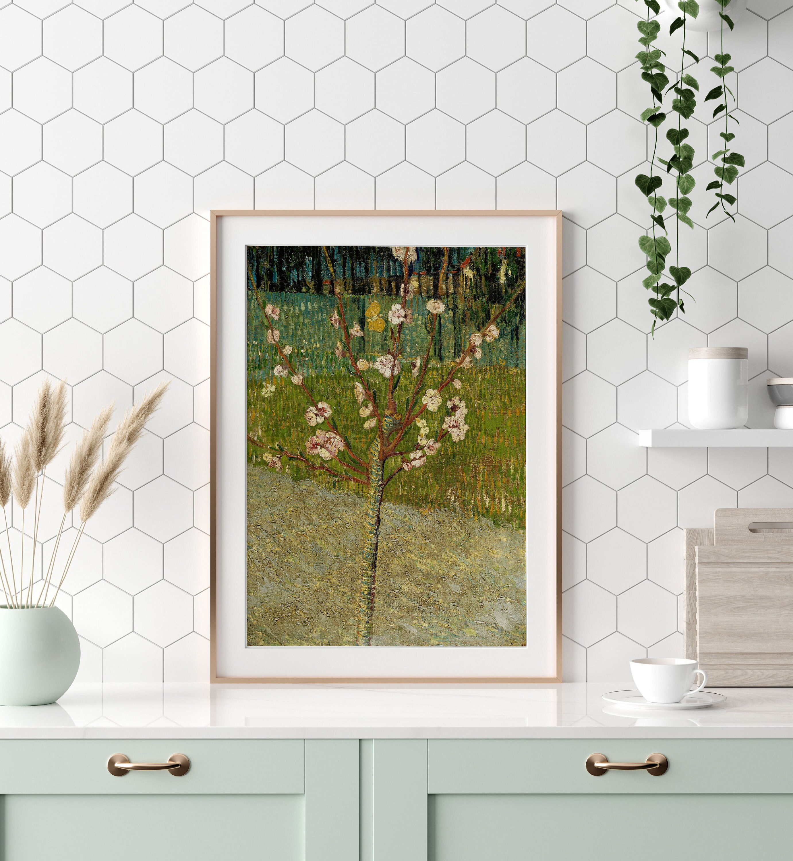 Vincent Van Gogh Almond Tree in Blossom Poster Vincent Van - Etsy