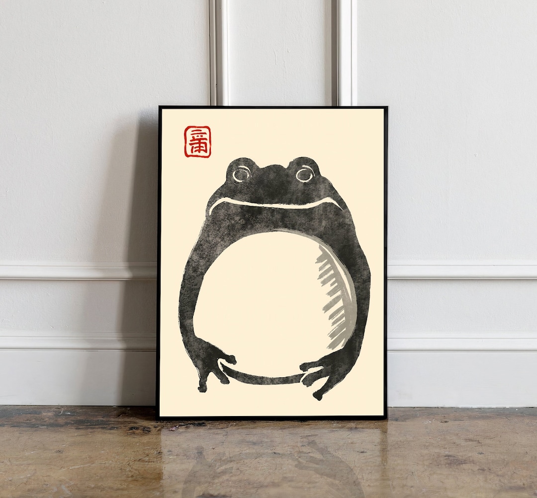 Matsumoto Hoji Frog Print,matsumoto Hoji Frog Poster, Japanese Frog ...