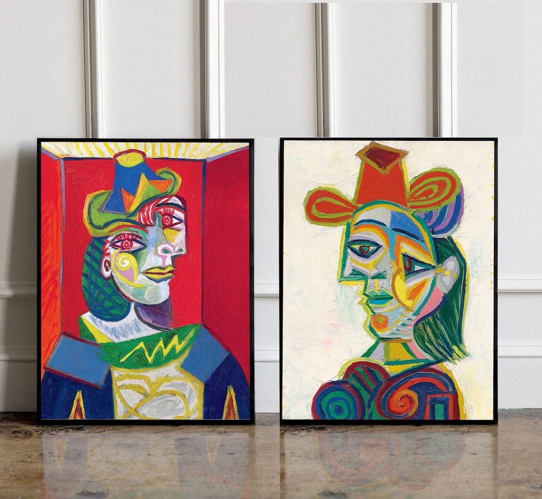 SET OF 2 Pablo Picasso Exhibition Posters, Pablo Picasso Exhibition ...