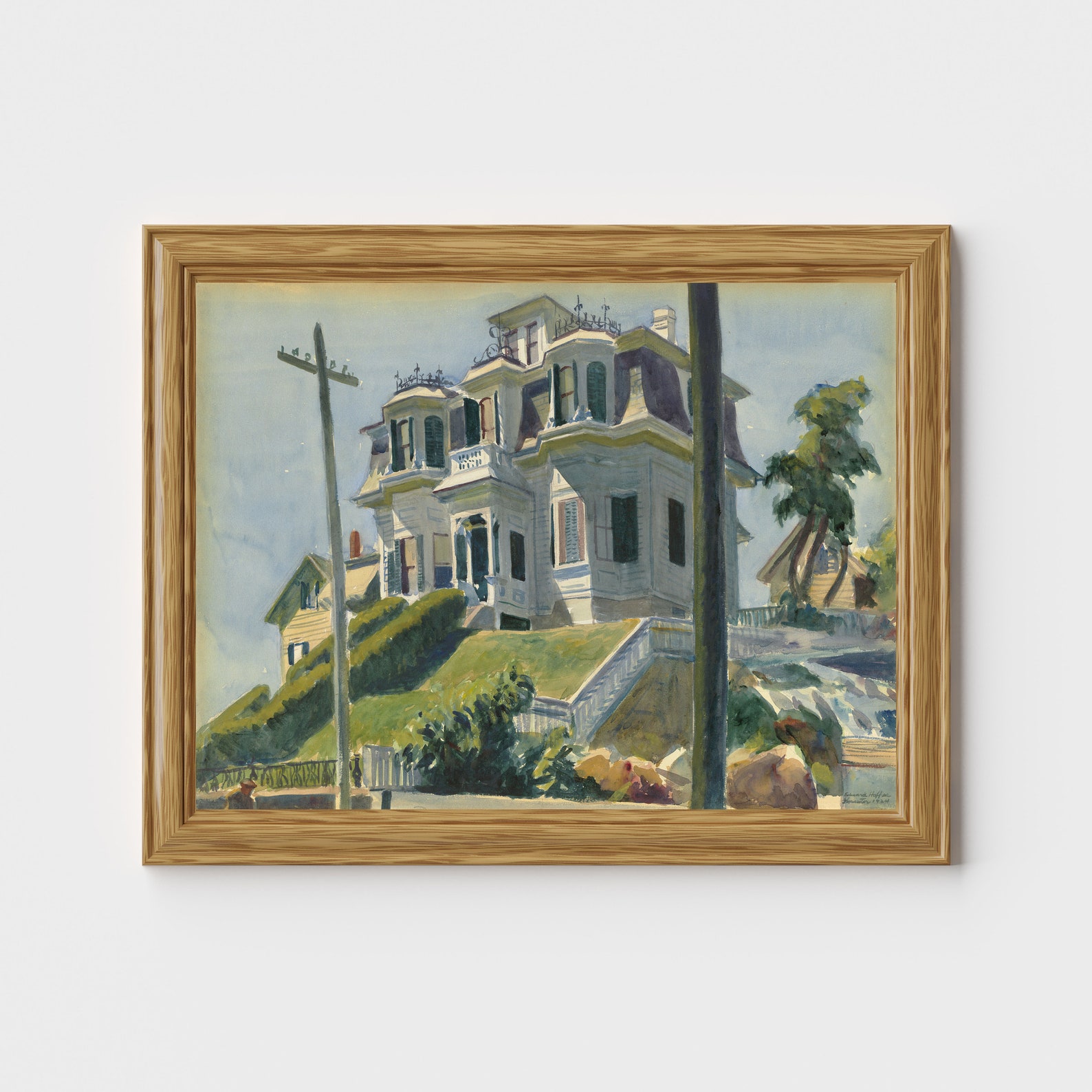 Edward Hopper Haskells House Poster Edward Hopper Print - Etsy