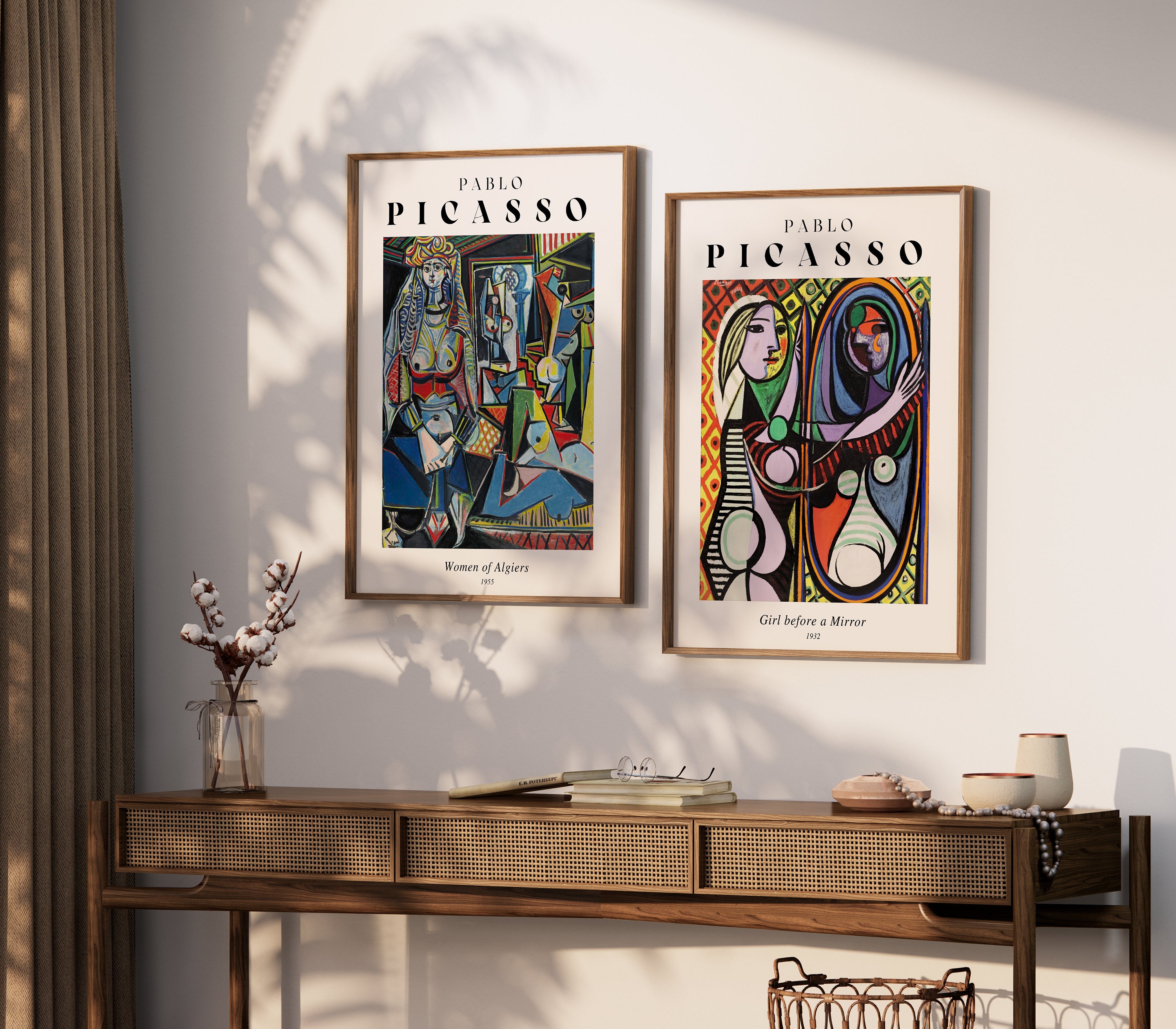 SET OF 2 Pablo Picasso Exhibition Posters, Pablo Picasso Exhibition ...