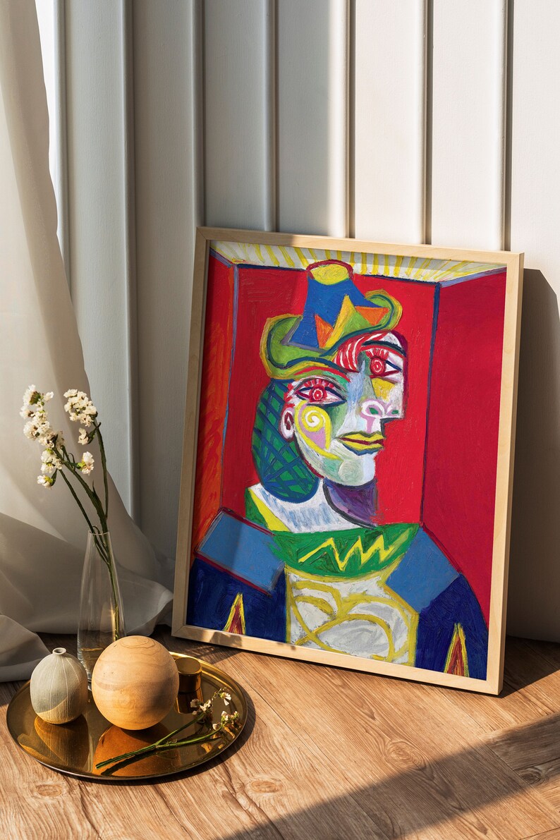 Picasso Female Print Pablo Picasso Exhibition Poster - Etsy