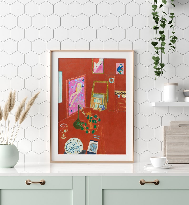 Henri Matisse the Red Studio Poster Henri Matisse Wall Art - Etsy