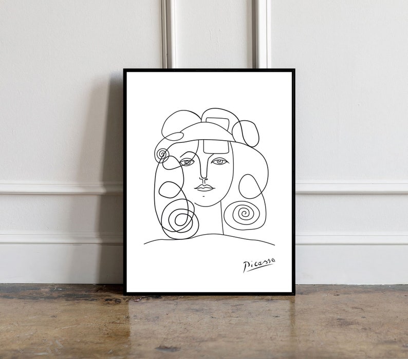 Picasso Girl Poster Picasso Exhibition Poster Picasso - Etsy