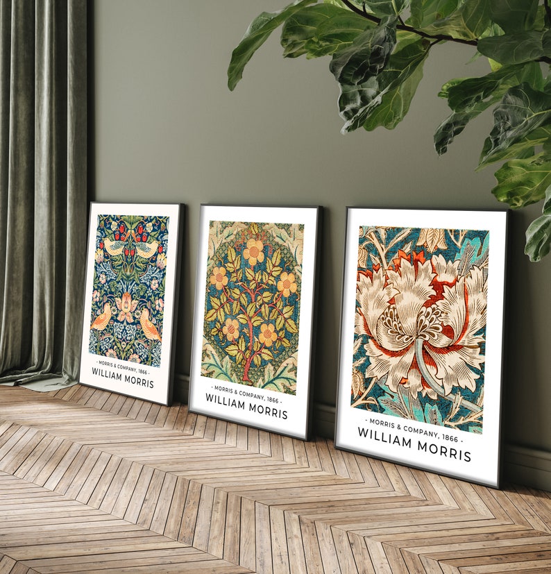 SET OF 3 William Morris Posters William Morris Print William - Etsy